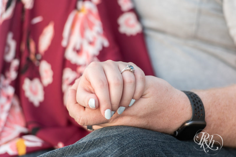 Golden Hour Sunset Engagement: Dana and Kyle | Harriet Island | Saint ...