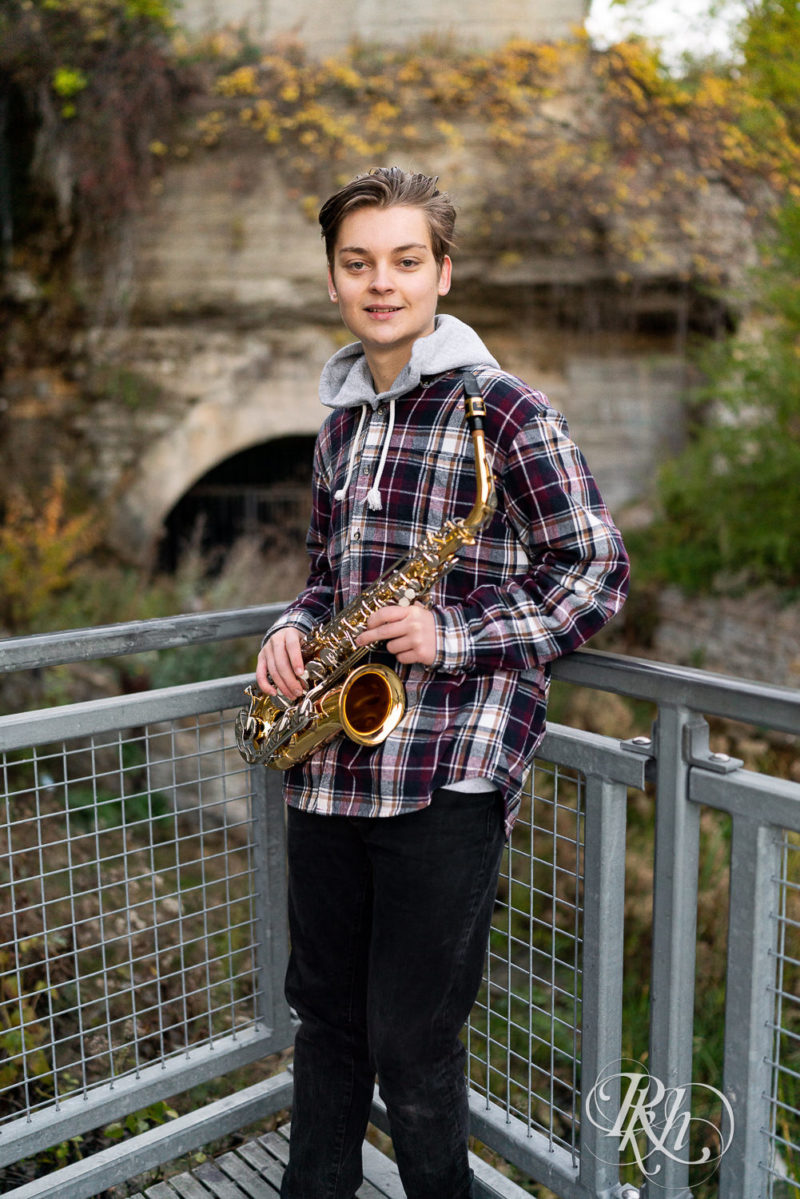 Musical Senior Photos: Michael | Saxophone | Minneapolis Senior ...