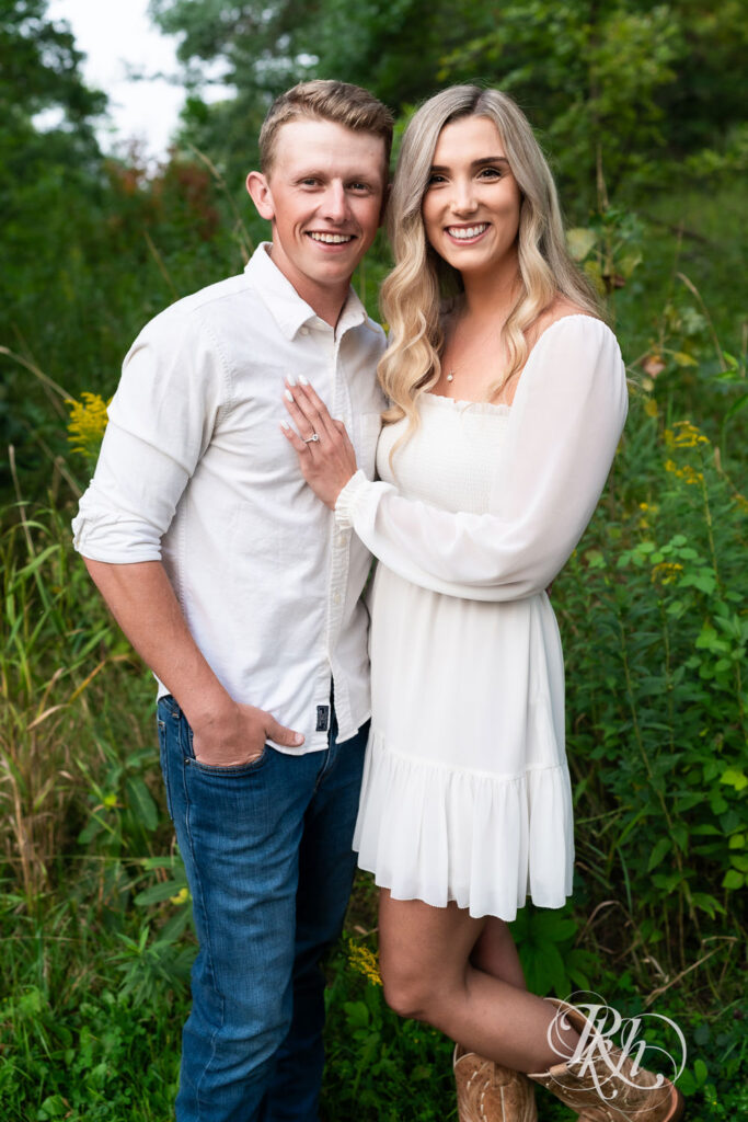 Engaged: Lex and Jake | Open Field Engagement Photos | Minnesota ...