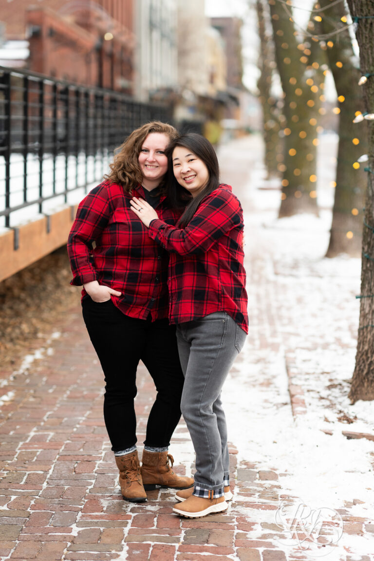 Winter in Minneapolis: Kelsey and Ashley | Minnesota Engagement ...